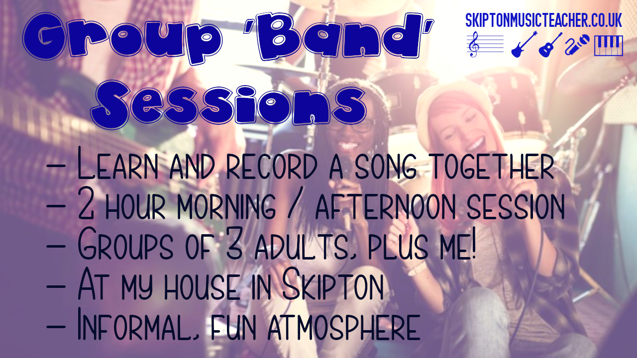 Small Group Session Booking Page - Damian Oxborough: Skipton Teacher of ...